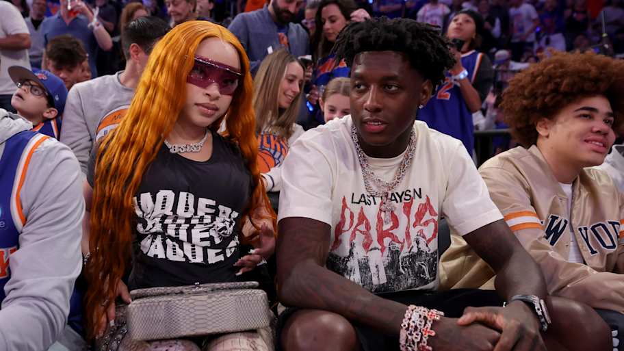Ice Spice, Jets Pro Bowler Cement Power Couple Status At Knicks Game