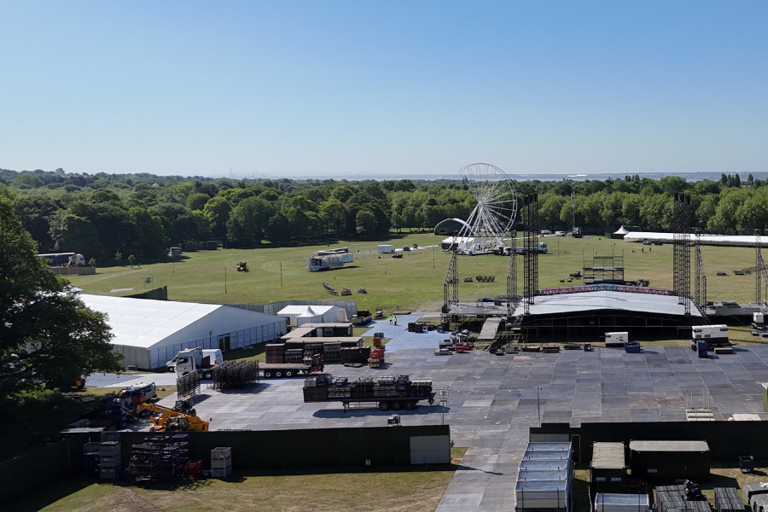 Impressive drone photos reveal BBC Radio 1's Big Weekend festival site ...