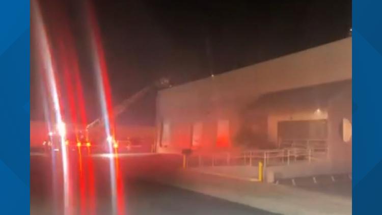 Phoenix warehouse burns in overnight fire