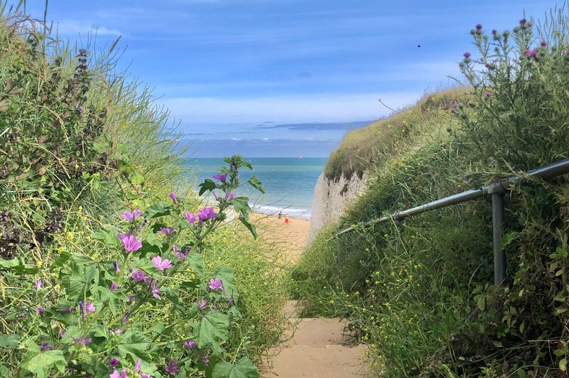 The secluded Kent bay with soft golden sand, clear water and incredible ...