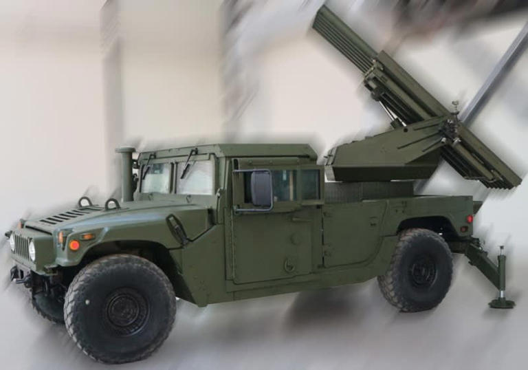 Ukraine's National Guard adapts HMMWV for next-gen mobile rocket ...