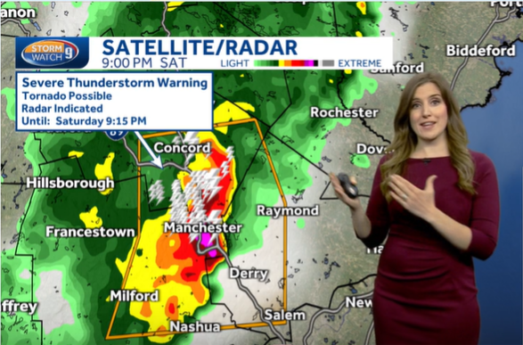 Severe thunderstorm warning in effect for parts of Merrimack ...