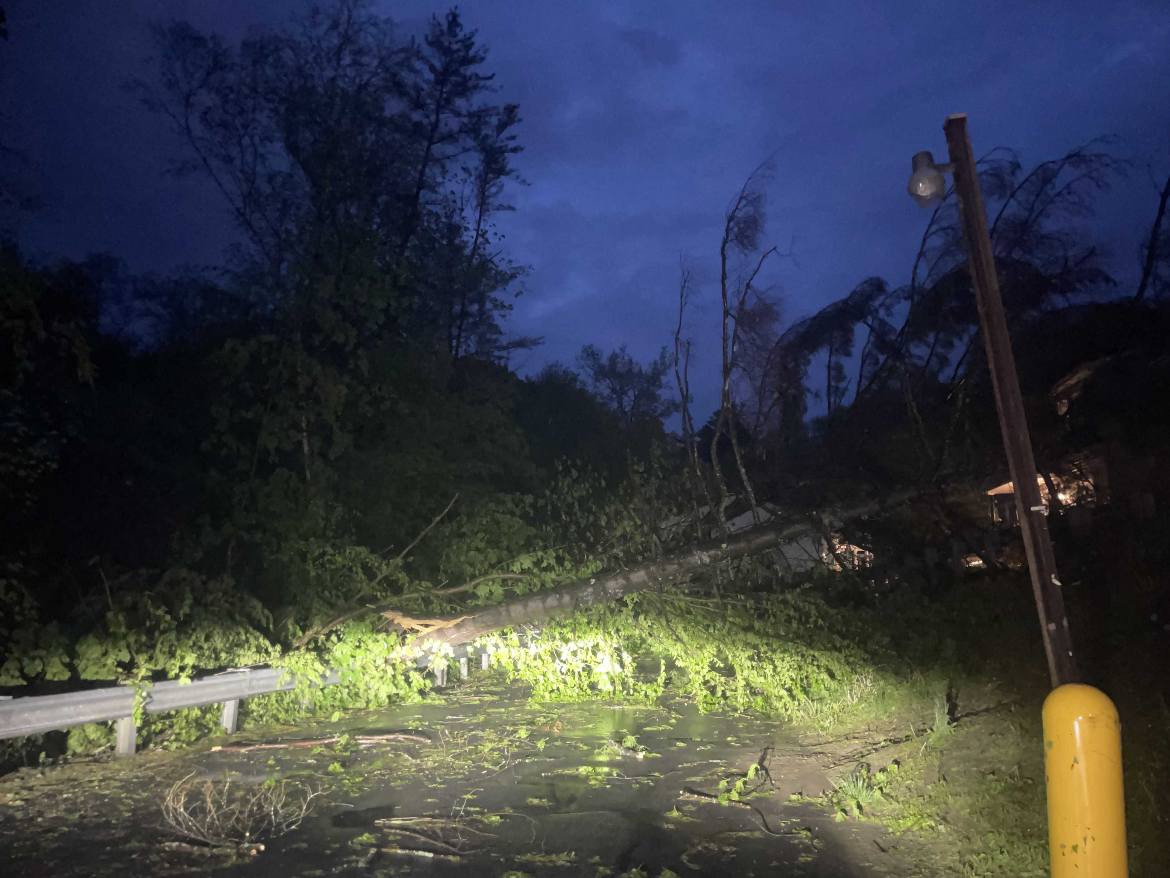 Officials respond to downed wires, storm damage in Lebanon