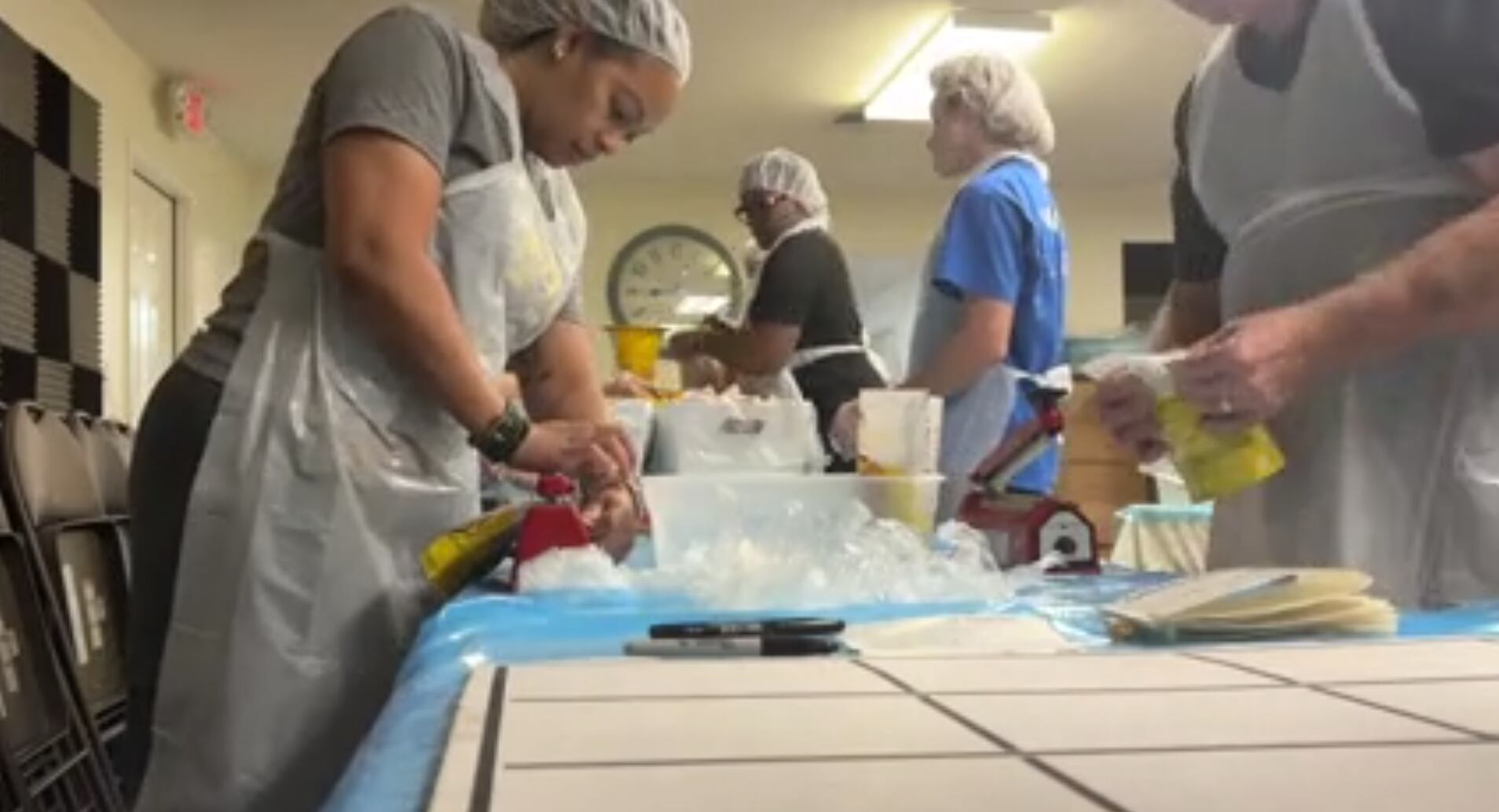 Lufkin Street Ministries packages 20,000 meals for those in need