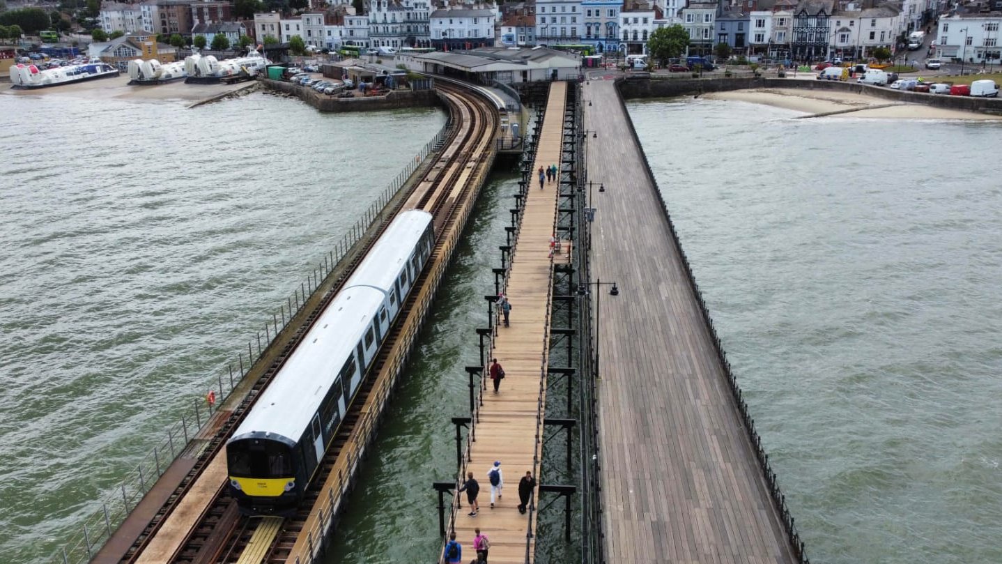 The UK’s 'much needed' only floating train line reopens after eight months
