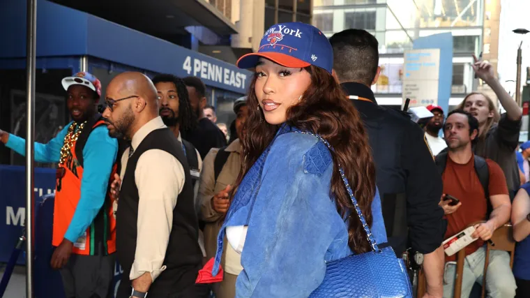 New York Knicks WAGs celebrate team's clinching victory over Boston Celtics