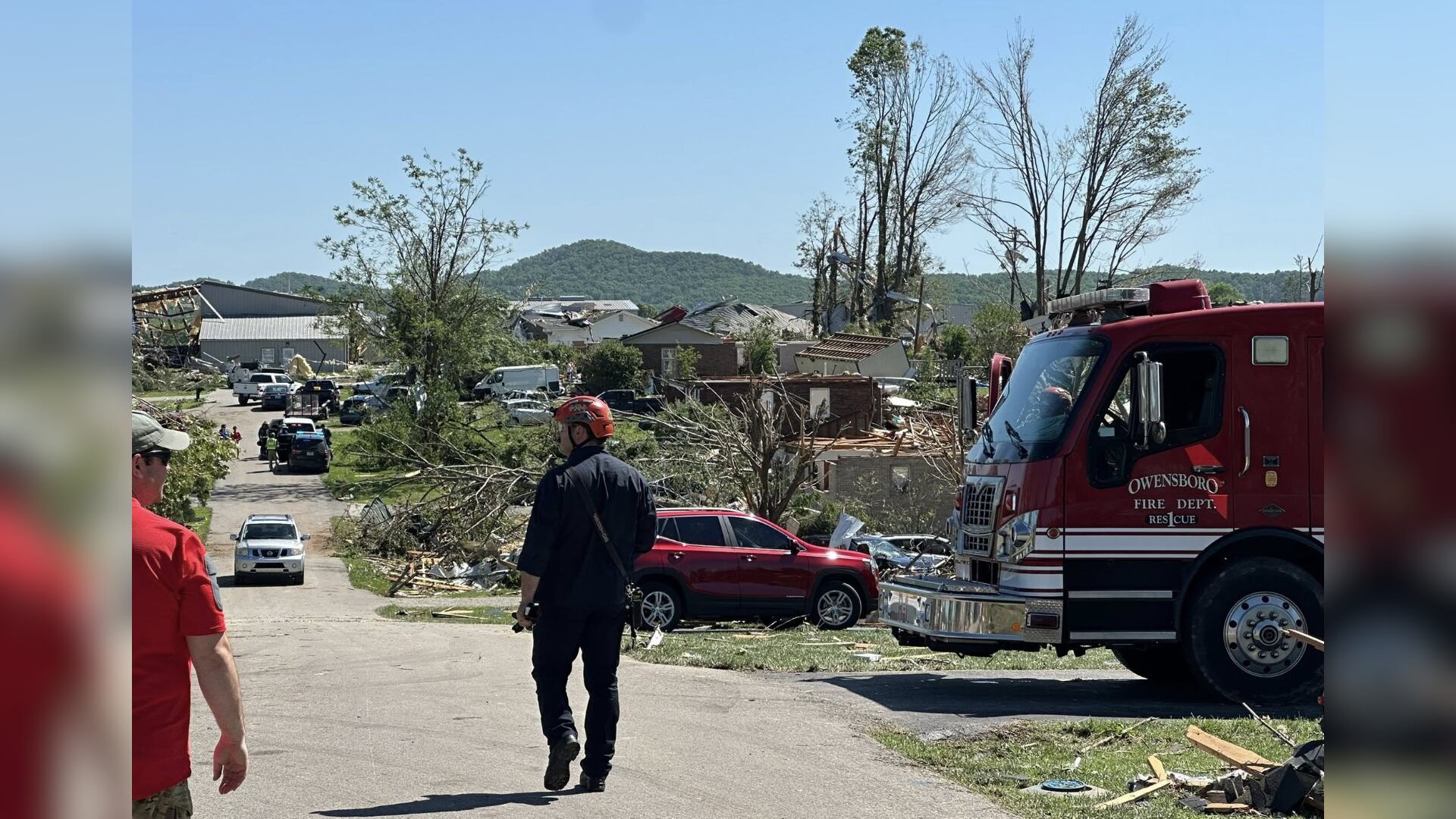 Owensboro Fire Department return home after helping with tornado search ...
