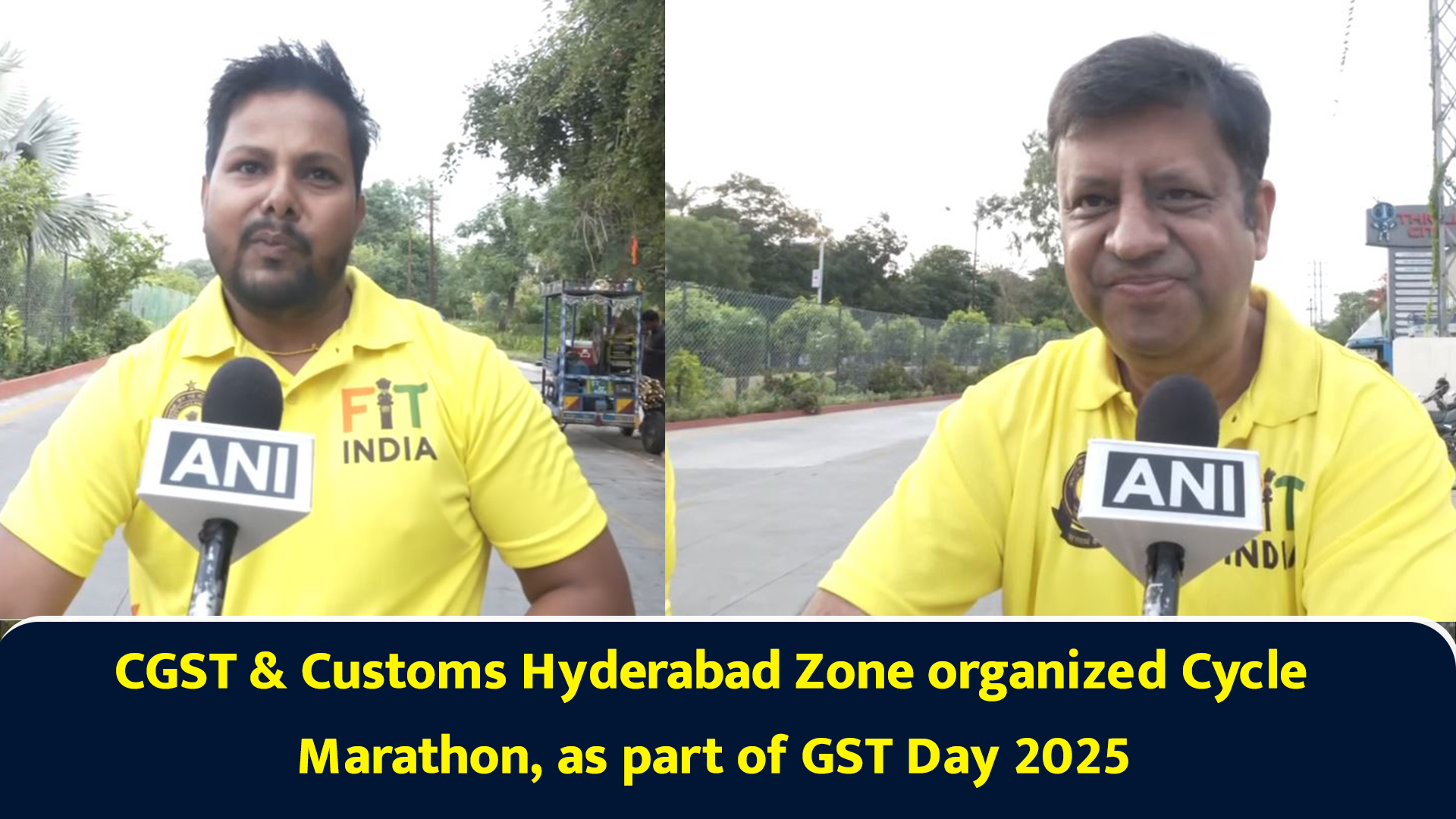 CGST & Customs Hyderabad Zone organized Cycle Marathon, as part of GST ...