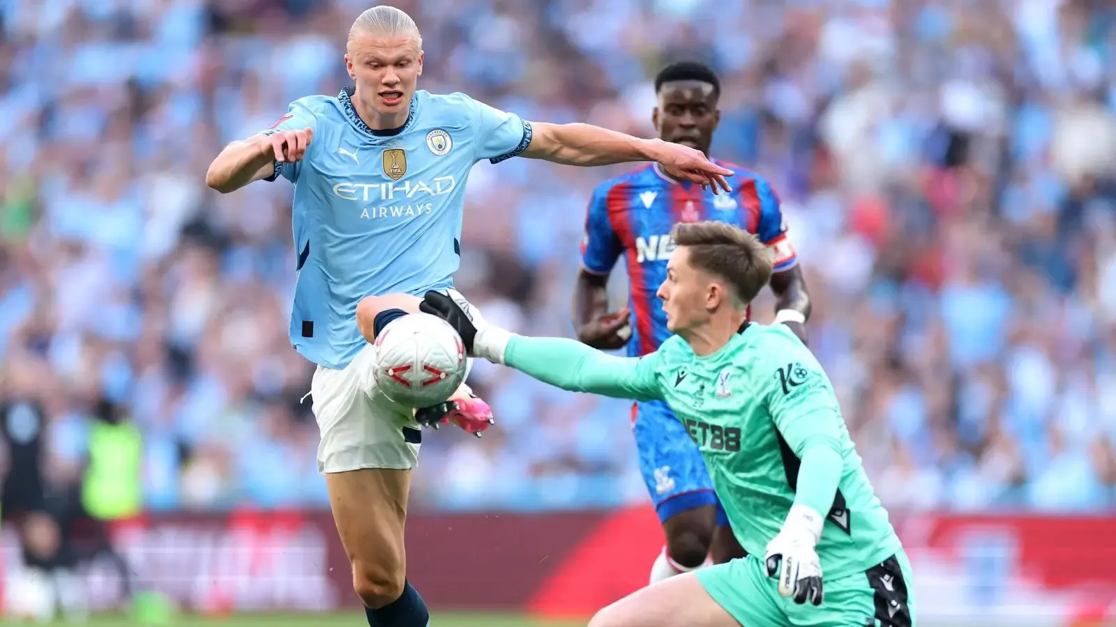 FA Cup final: Guardiola speaks on Marmoush’s penalty miss after Haaland ...