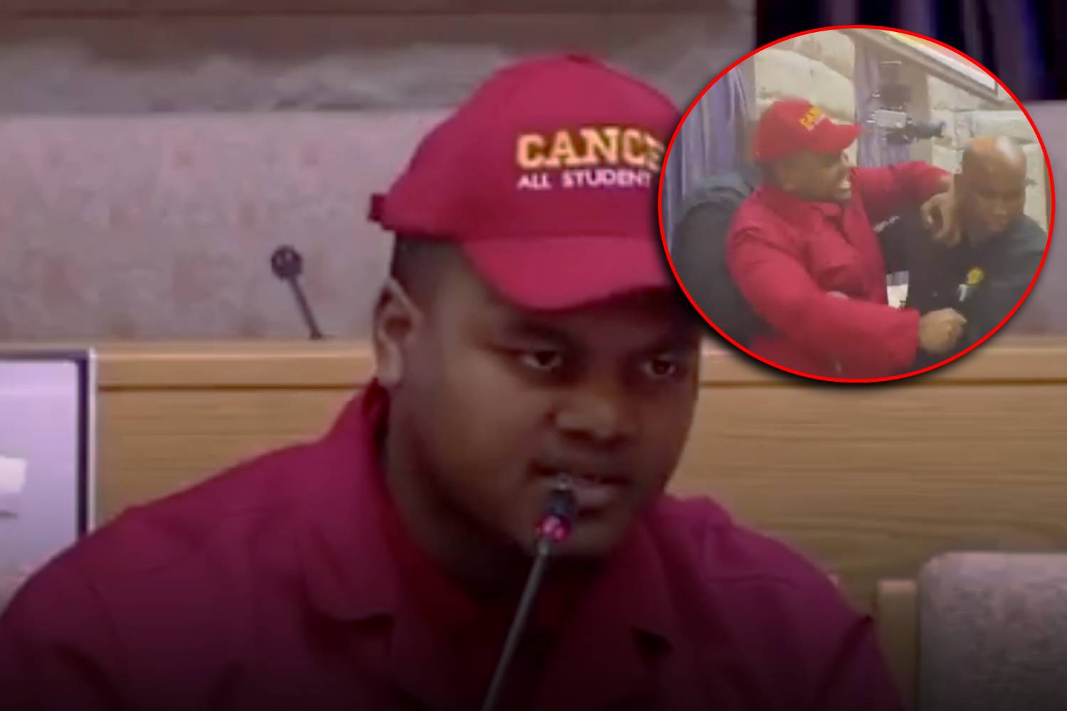 Watch: Sihle Lonzi kicked out of Parliament committee meeting [video]