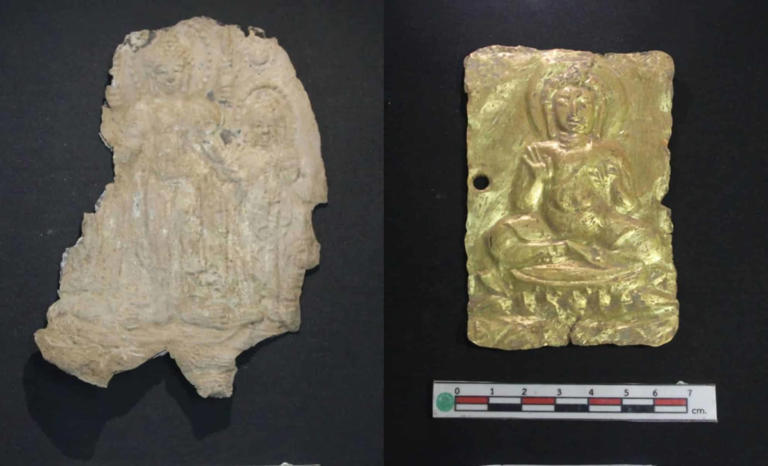 Digging Beneath A Buddha Statue, A Crew Stumbled Upon A 1,300-year-old ...