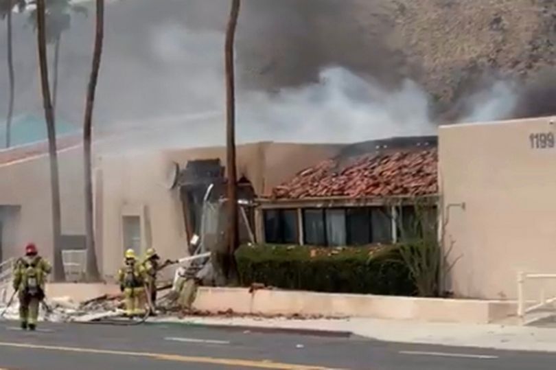 'Body parts' spotted on road as 'explosion' ripples through Palm Springs