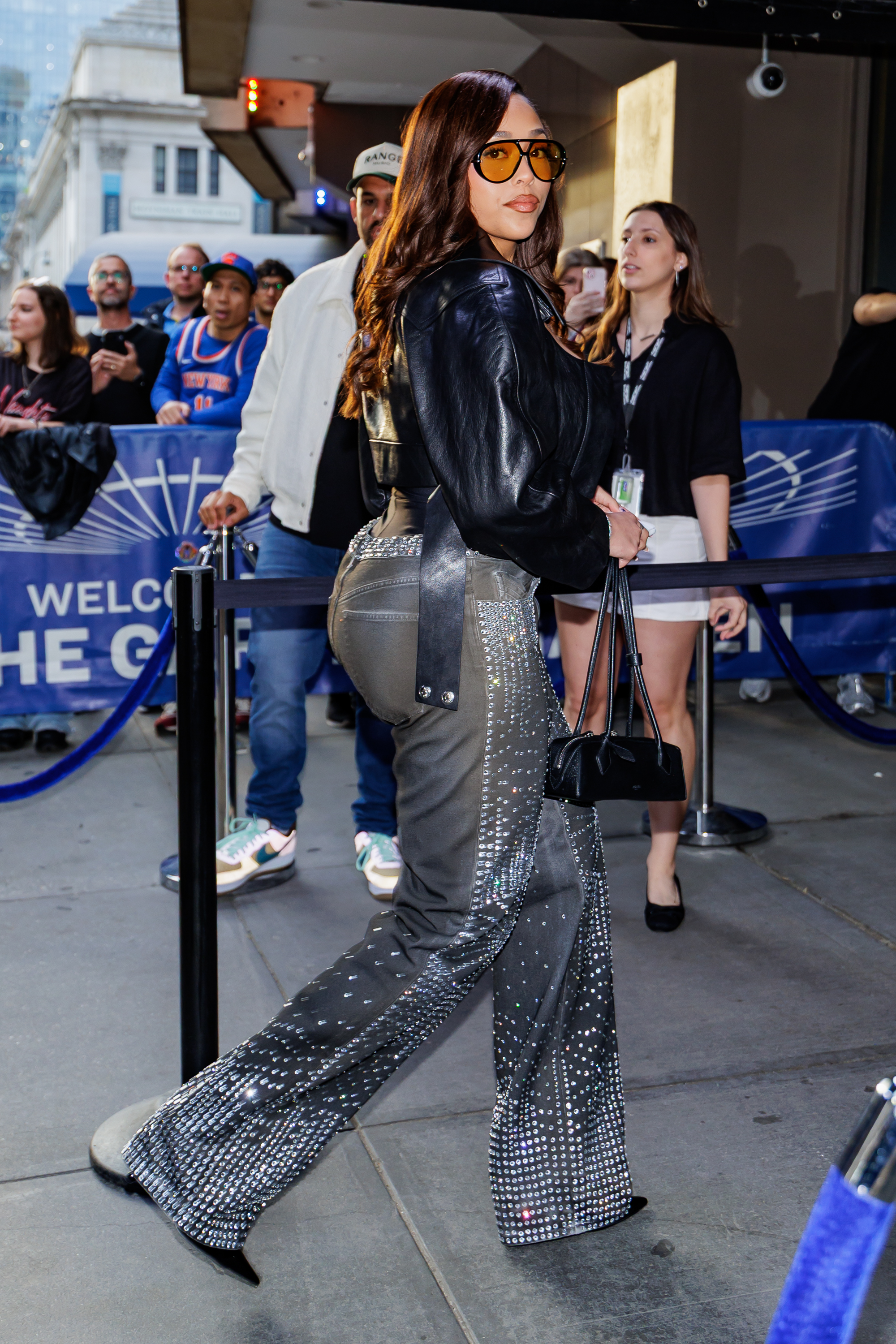 Timothée Chalamet, Jordyn Woods and Russell Wilson party with Knicks ...