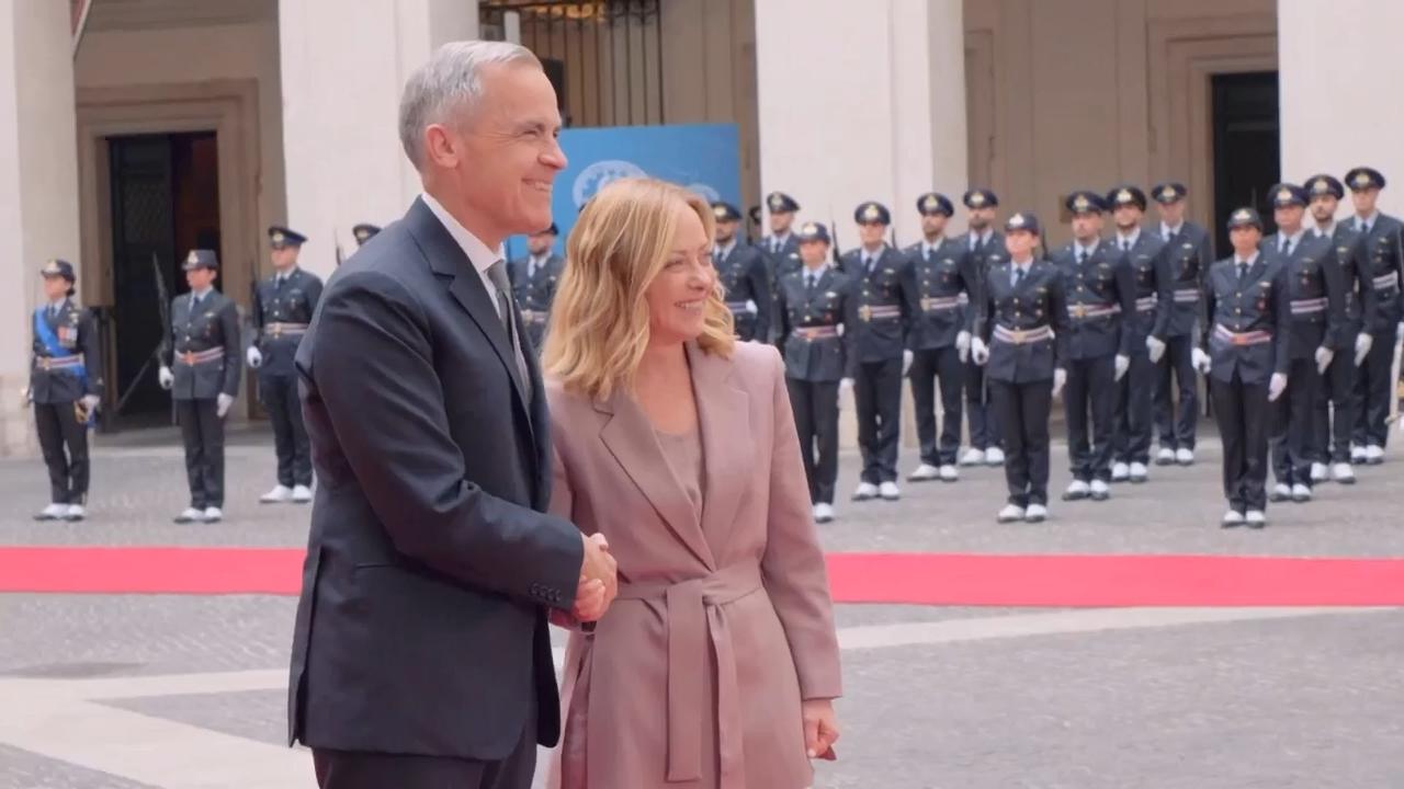 Italian Premier Meloni meets Canadian Prime Minister Carney in Rome