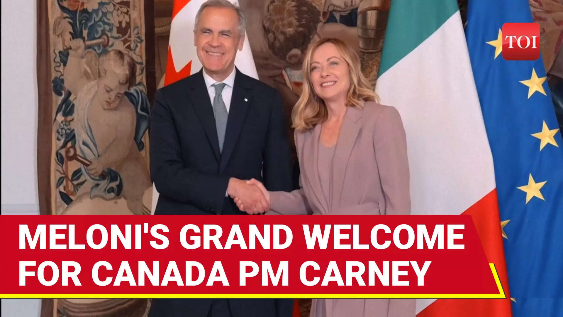 'Welcome To Italy': Meloni Honours Trump Rival; Grand Welcome For ...