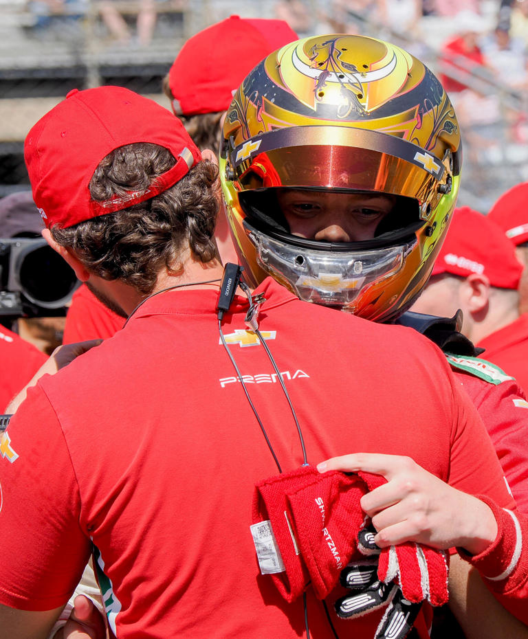 Marco Andretti offers advice after rookie's 'legendary moment' at ...