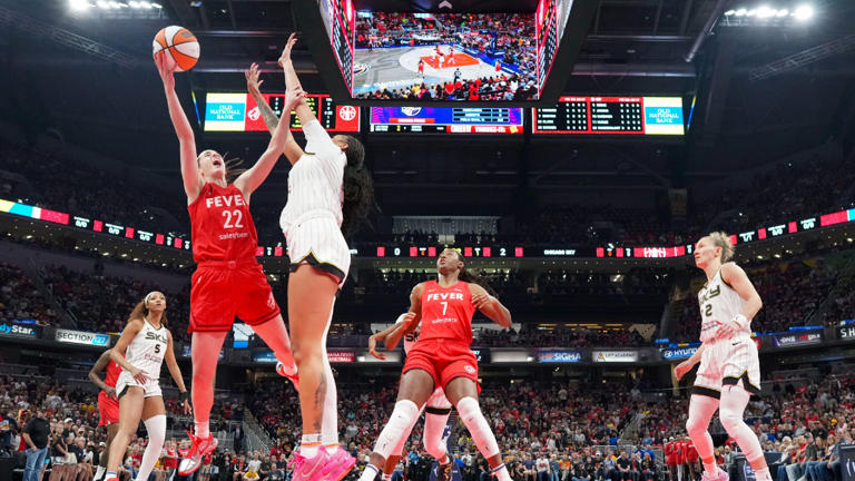 Caitlin Clark’s triple-double leads Fever over Sky as rivalry with Reese heats up