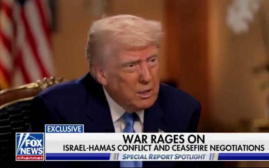 Trump says he’s not frustrated with Netanyahu: ‘He’s an angry man, and ...