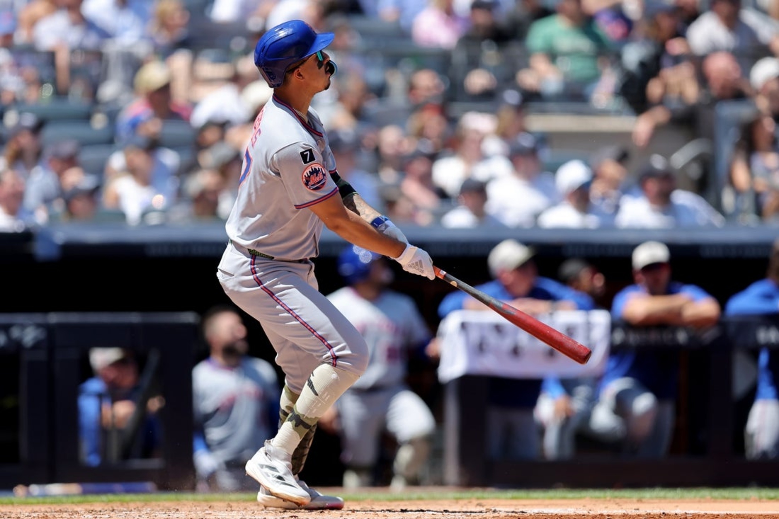 Mets score in ninth inning to even series with Yankees