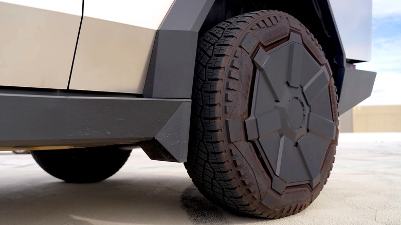 Here's How Much Tesla Cybertruck Tires Cost To Replace