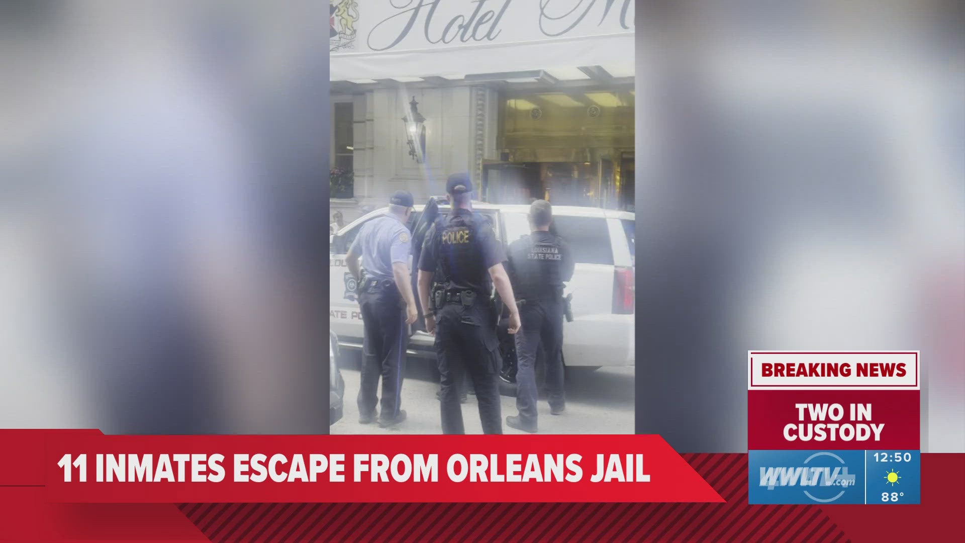 One inmate captured after 11 escape from New Orleans Jail