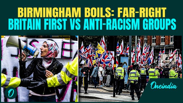 VIDEO: Britain First March Sparks Street Standoff with Anti-Racism ...
