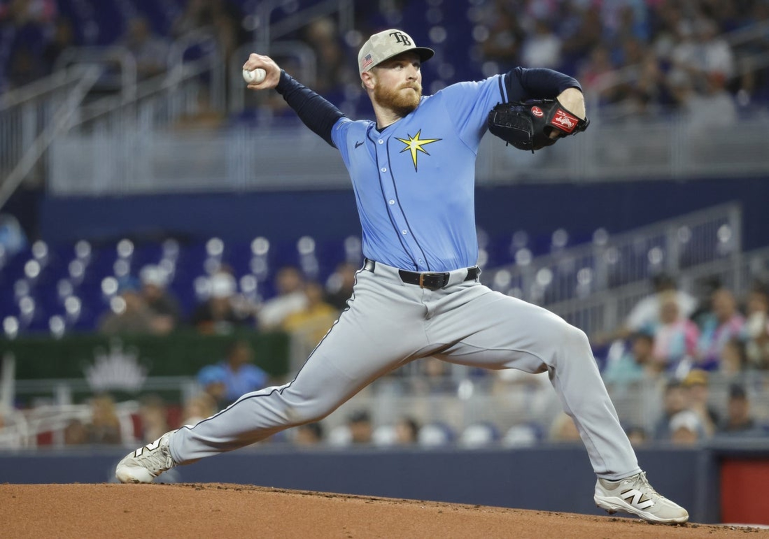 Drew Rasmussen, Rays pitch shutout against Marlins