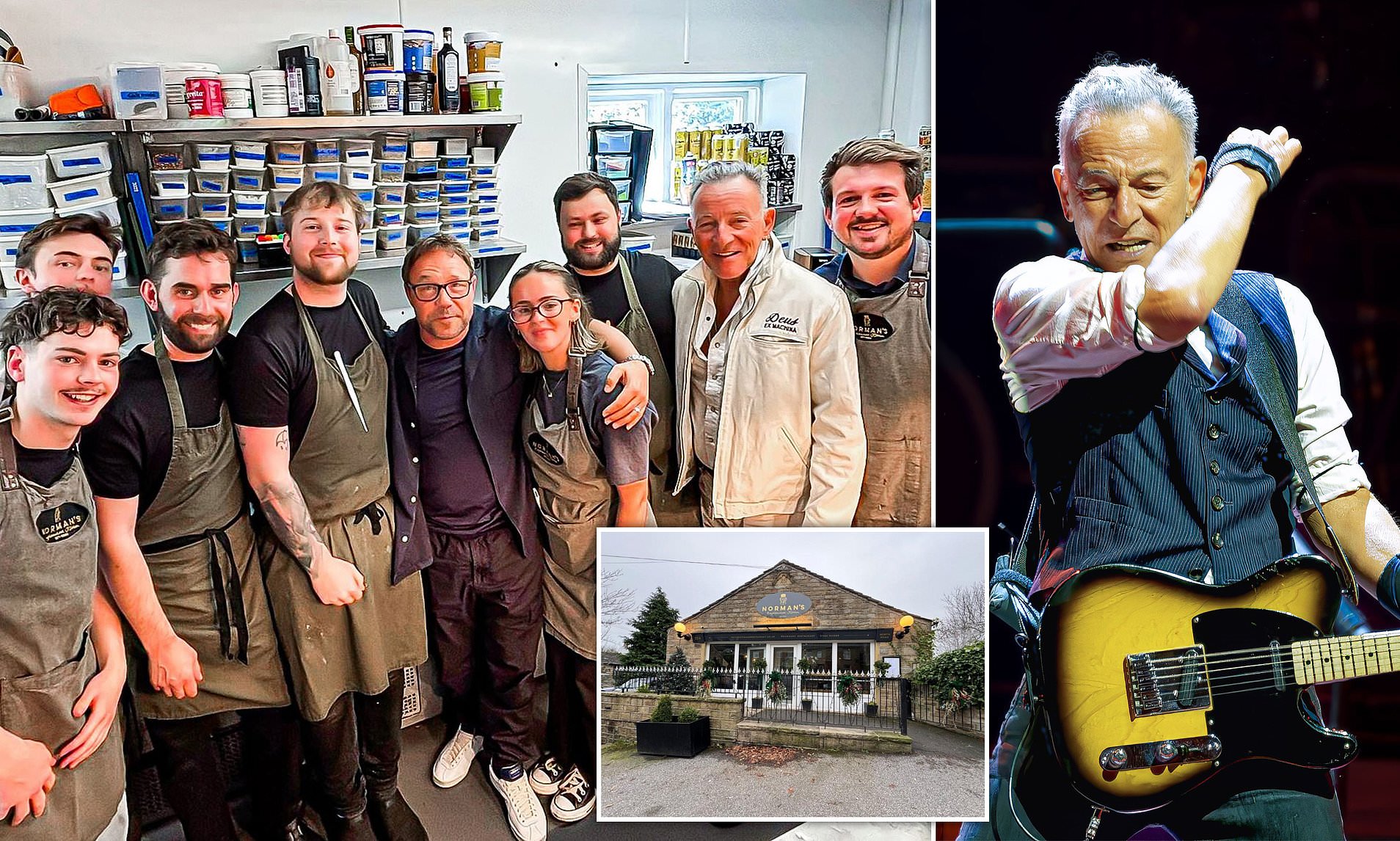 Bruce Springsteen and Stephen Graham spotted breaking for lunch in ...