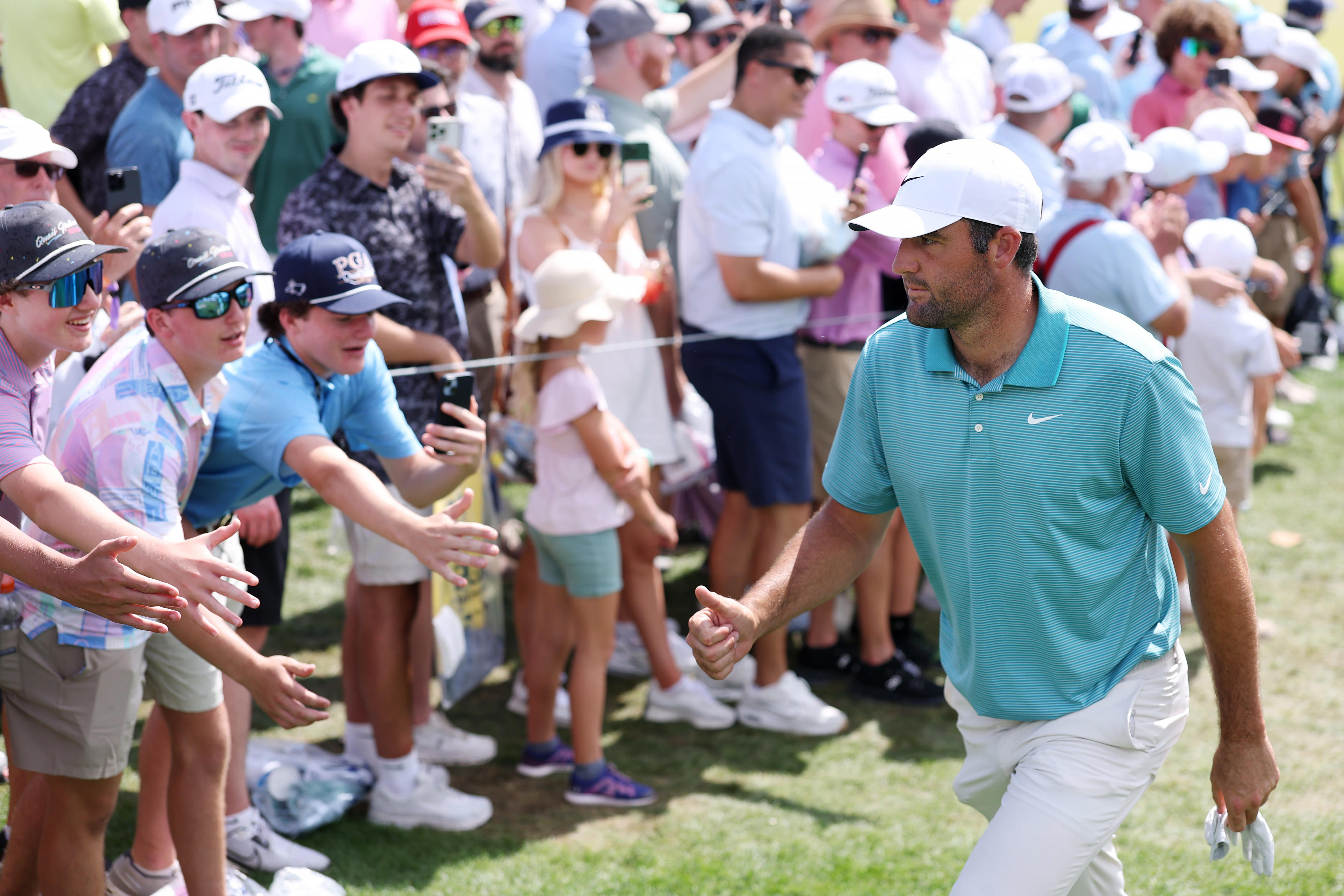 PGA Championship leaderboard updates: Scottie Scheffler closes with a ...