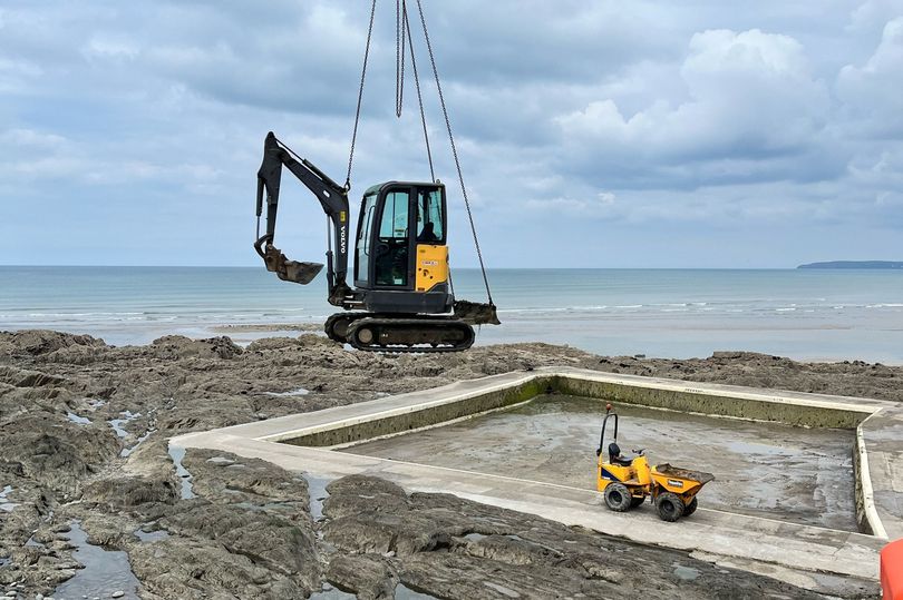 Iconic sea pool on Devon coast spruced up for summer