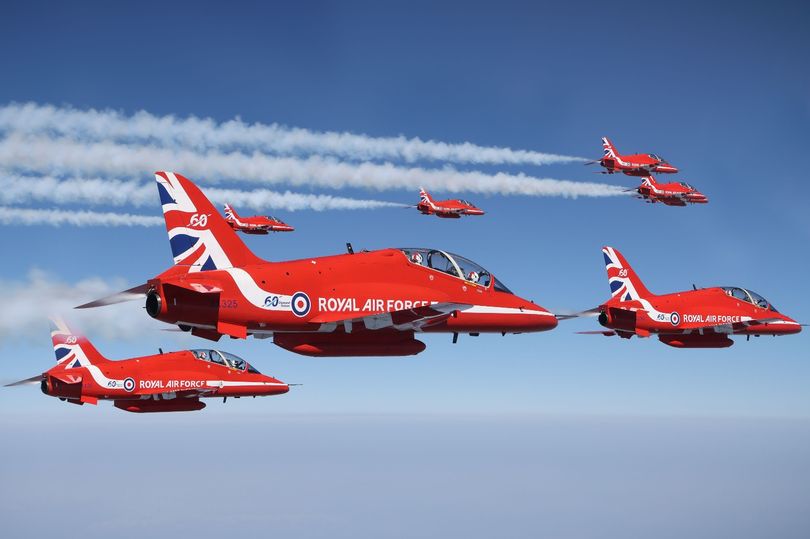 Where and when Red Arrows will soar over parts of Essex this weekend