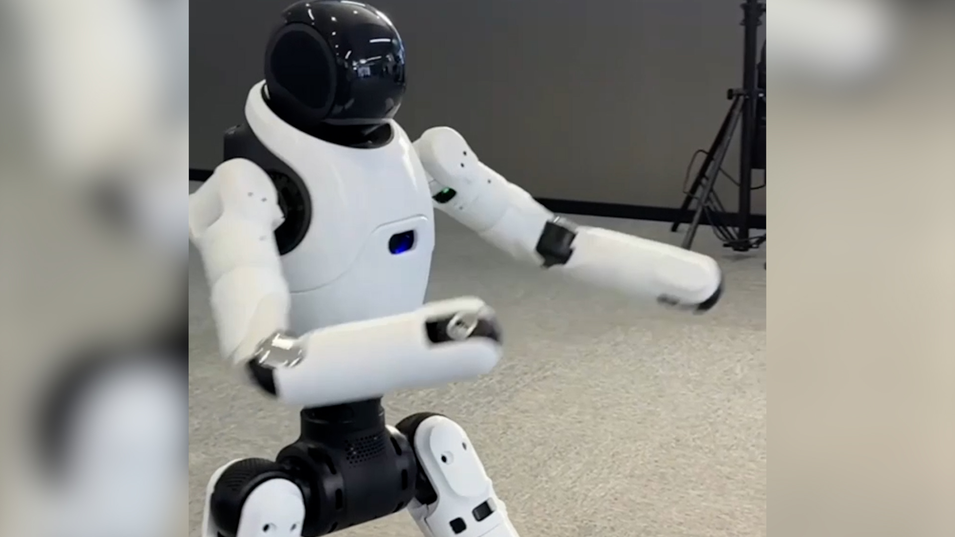 Chinese-made humanoid robot shows off Kung Fu skills