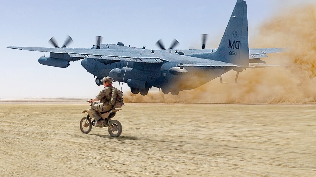 Innovative US method for safely landing large aircraft in desert regions