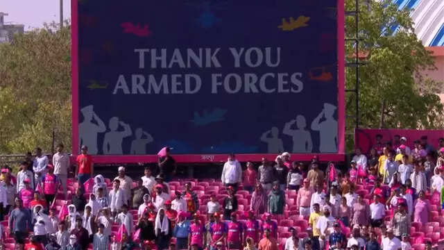 'Thank You': Emotional tribute to Armed Forces marks IPL 2025 ...