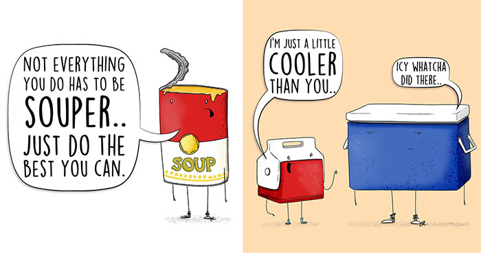 29 Funny Comics About Food That Are Full Of Puns And Jokes, By This Artist