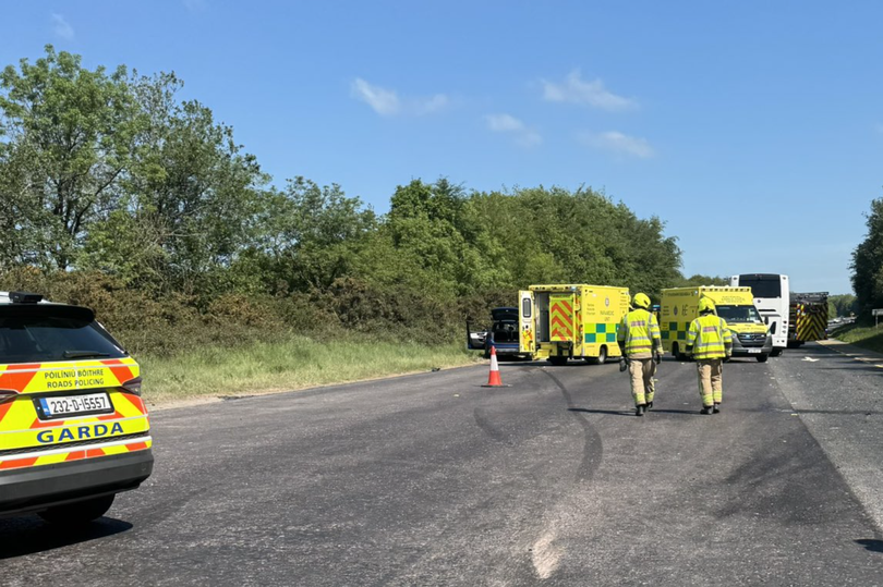 Major Cork road closed as car collides with 'bus full of GAA fans on ...