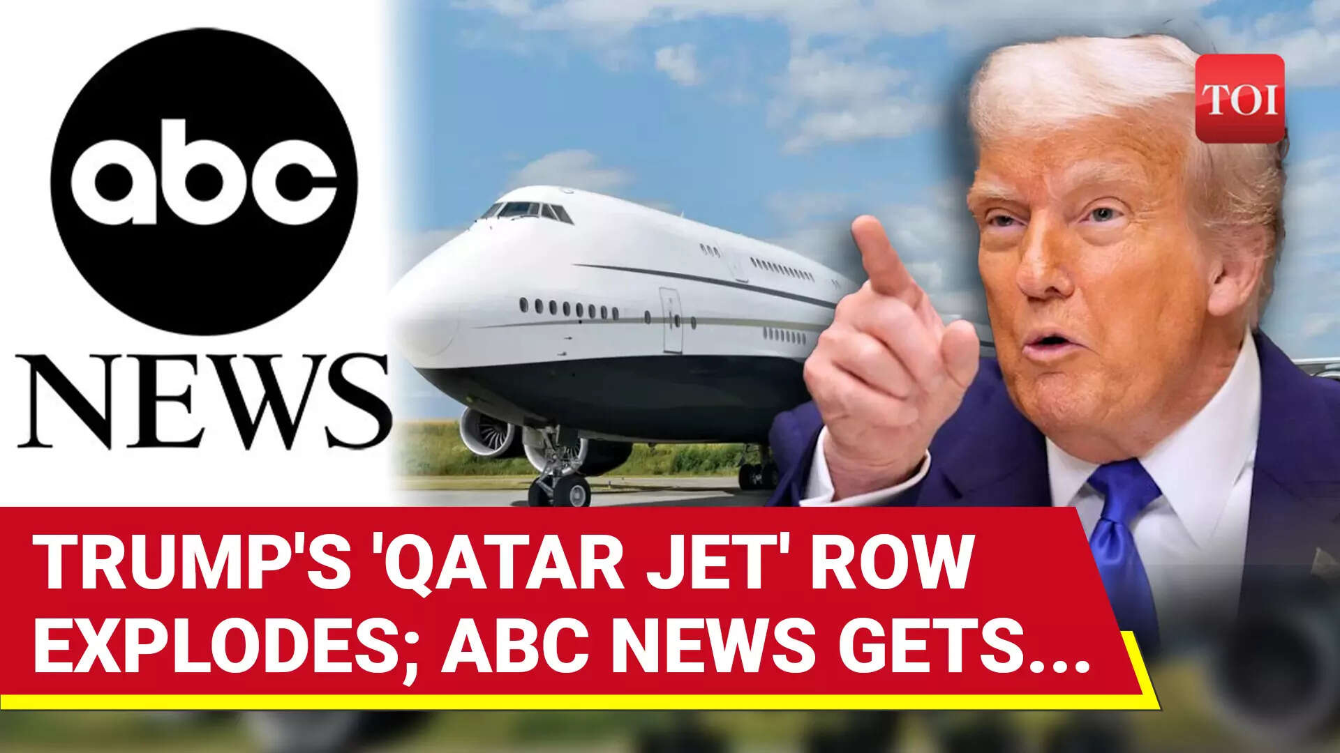 Trump EXPLODES At ABC News Over Qatar's $400Mn Jet Gift; 'SleazeBags ...