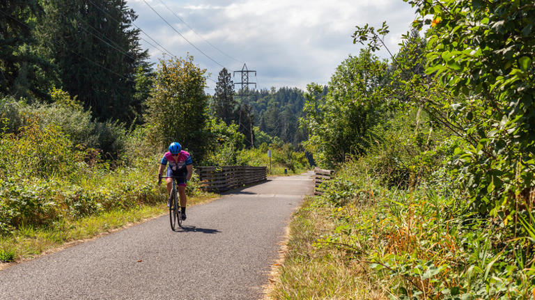 Oregon's First Rail Trail Is A Gentle Forested Path Between Two ...