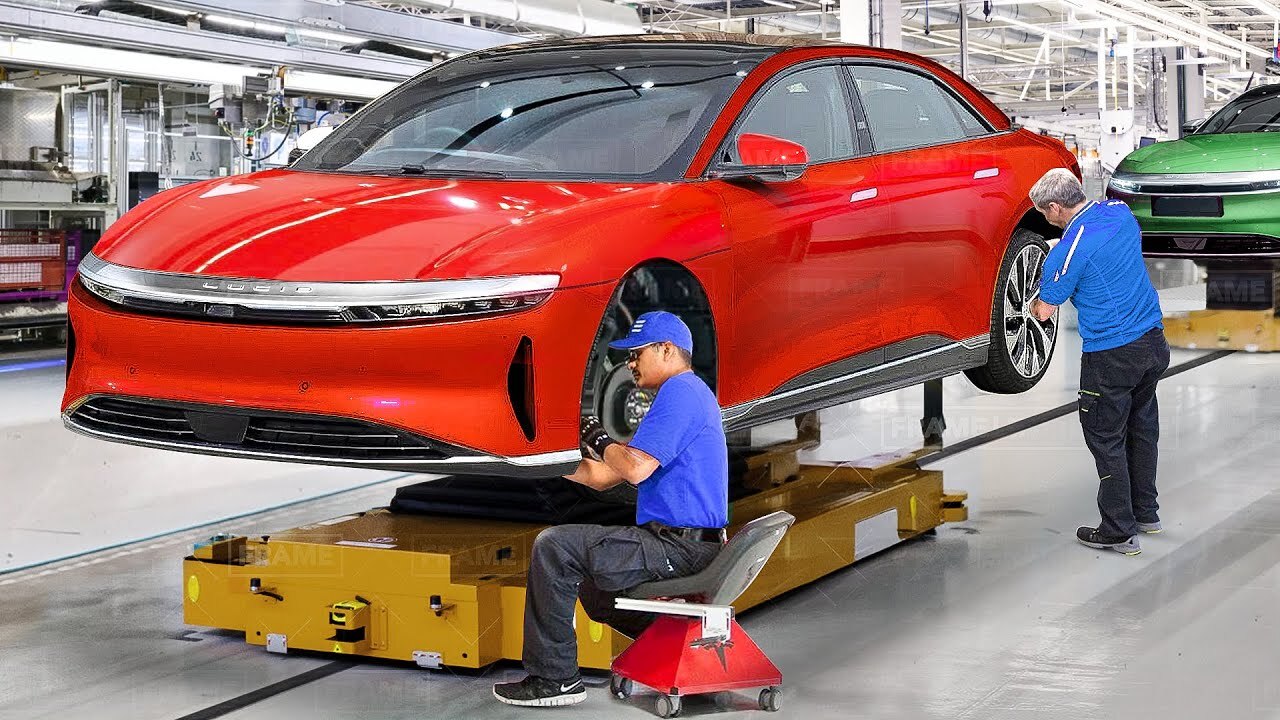 Inside the billion-dollar factory of Lucid Air producing cutting-edge ...