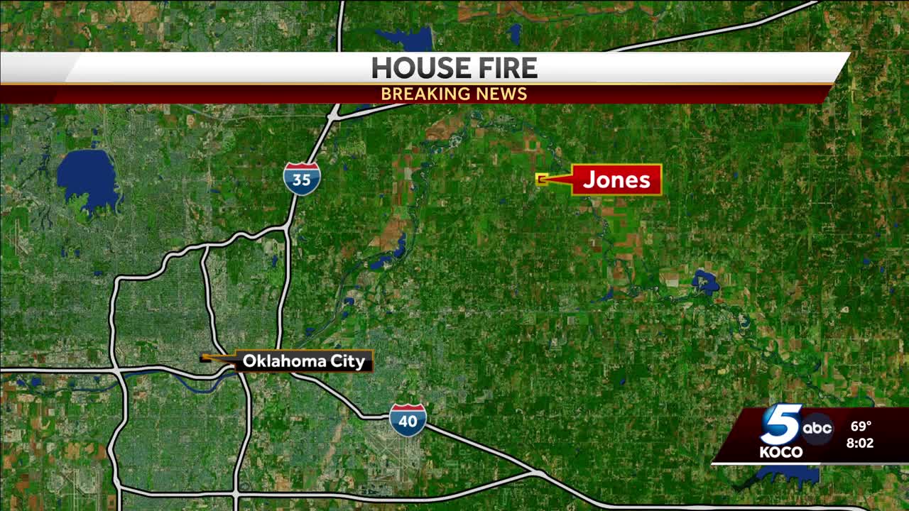 Flames cause extensive damage as crews rescue 2 dogs from Jones house fire