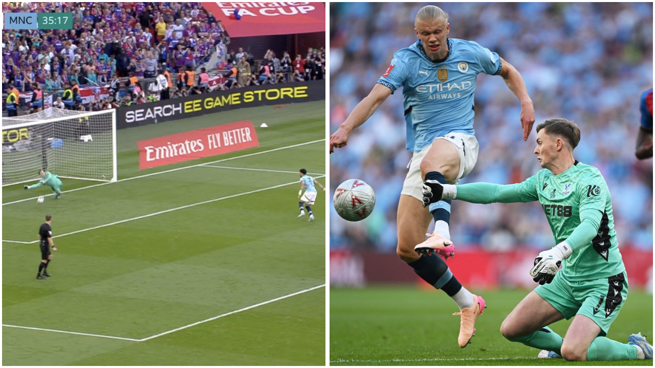 Crystal Palace goalkeeper Dean Henderson robs Manchester City in the FA ...