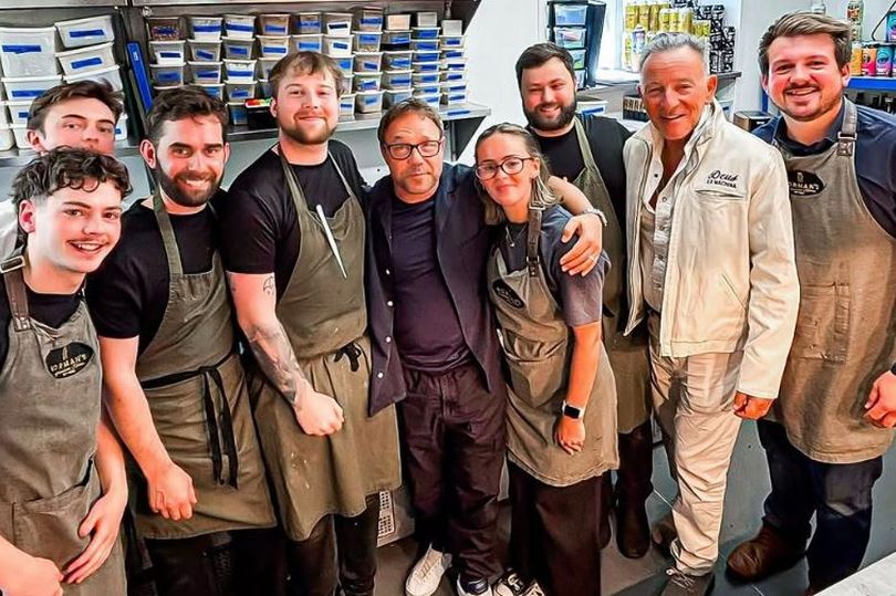 Bruce Springsteen and Stephen Graham spotted at neighbourhood restaurant