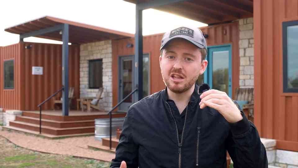 TOURING a THEMED SHIPPING CONTAINER HOME VILLAGE w/ 8x Container Units