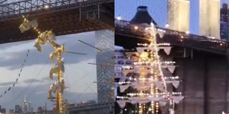 Two sailors dead, several injured as Mexican Navy Ship crashes into Brooklyn bridge