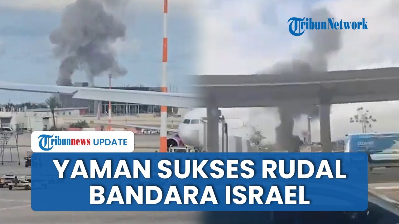 Video Detik-detik Rudal Yaman Ledakkan Bandara Utama Israel hingga Keos ...