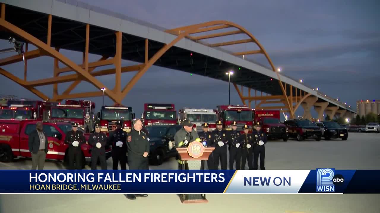 Milwaukee Fire Dept. and others gather to honor fallen firefighters