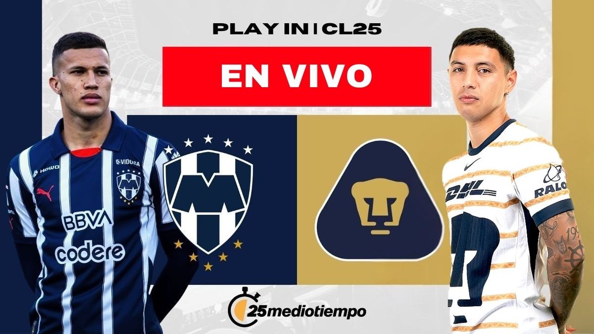 Rayados vs Pumas EN VIVO. Play in HOY ONLINE Liga MX 2025