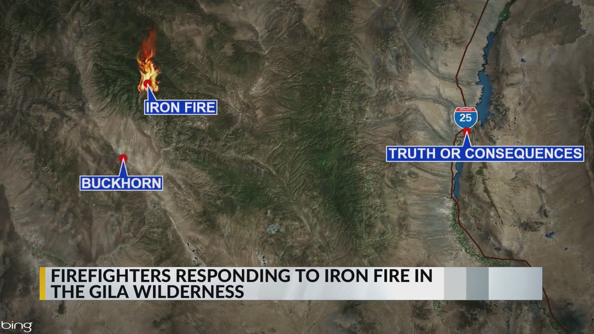 Iron Fire burning 901 acres in the Gila Wilderness