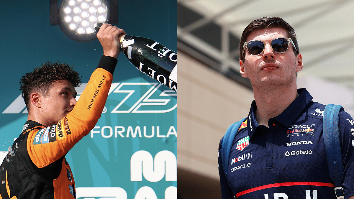 Miami F1 GP 2025: McLaren's Lando Norris Shows Middle Finger To Red ...