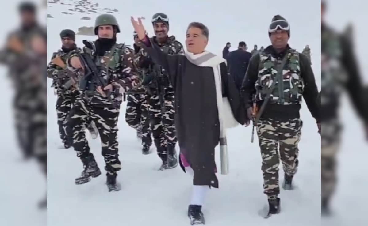"Reel Game On Point": J&K BJP Leader Draws Opposition Fire For Snow Video